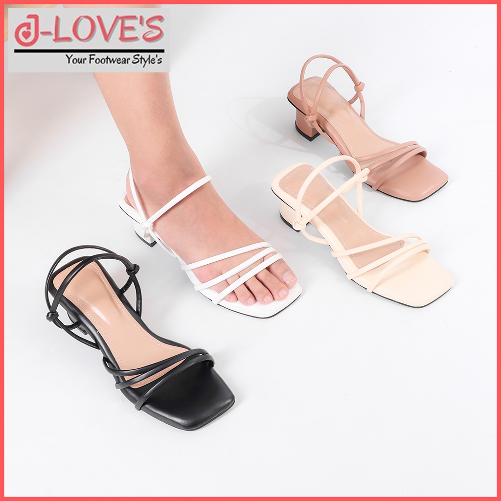 Jual J-Love's Riana Sandal Hak Heels Haihils 5 Cm Untuk Kondangan Pesta ...