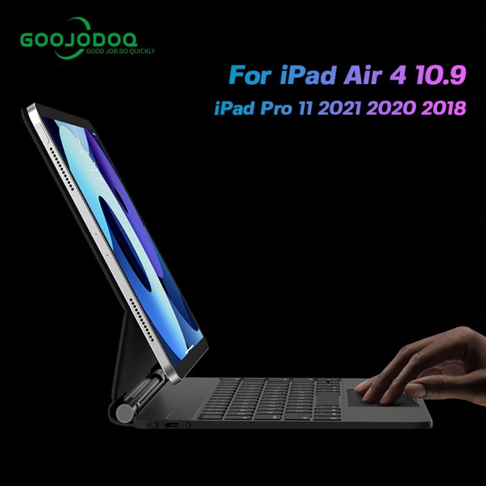 Jual Cover Goojodoq Float Cantilever Keyboard Cover Magic Case For Ipad ...