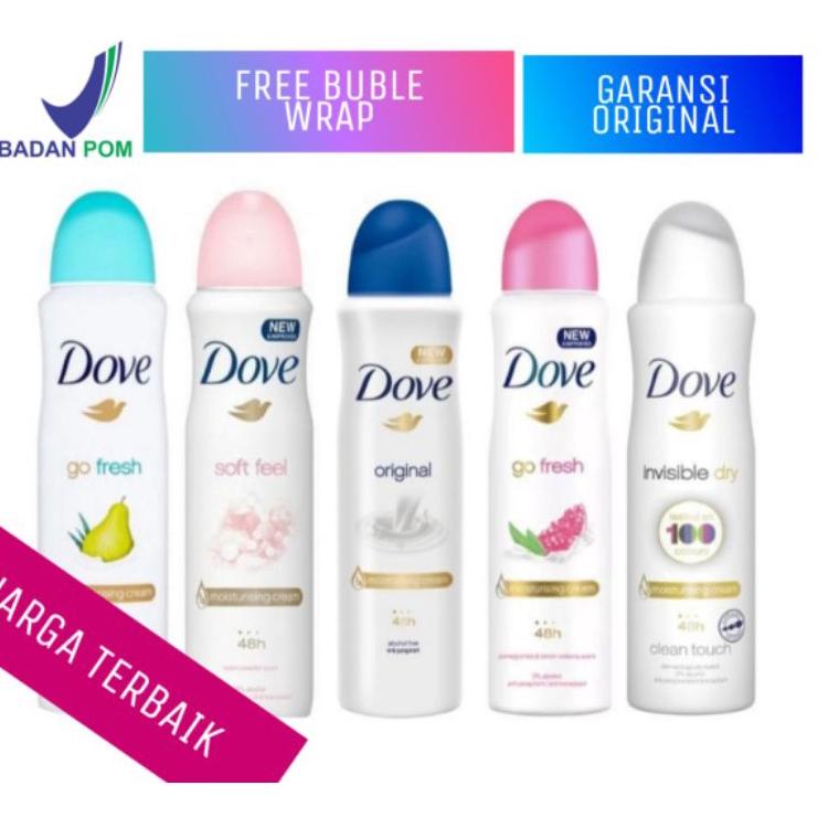 Jual Jaminan Kualitas Dove Deodorant Spray 150 ml | Shopee Indonesia