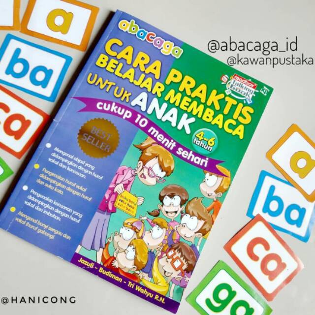 Jual Abacaga; Cara Praktis Belajar Membaca untuk Anak (4-6 Tahun ...