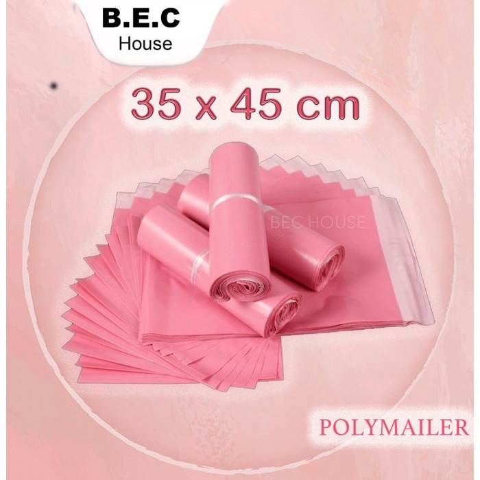 Jual Alp [35X45][Pink] 100Lembar Plastik Polymailer Plastic Packing Poly Mailer | Shopee Indonesia