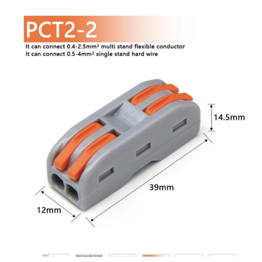 Jual Konector Terminal block connector PCT penghubung kabel 212 213 214 215 | Shopee Indonesia