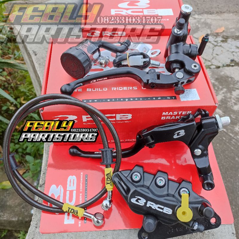 Jual MASTER KALIPER RCB FULL BALCK MASTER REM RCB S1 RADIAL FORGED 14MM ...