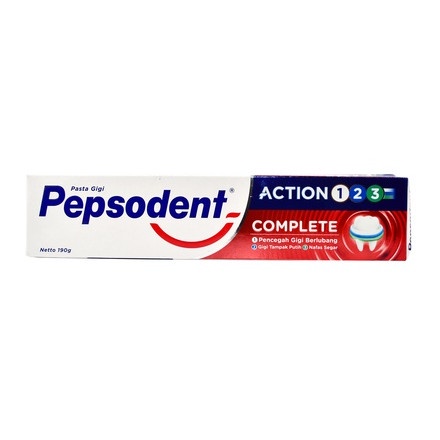 Jual Pepsodent Action 123 Complete Pasta Gigi 75gr/190gr | Shopee Indonesia
