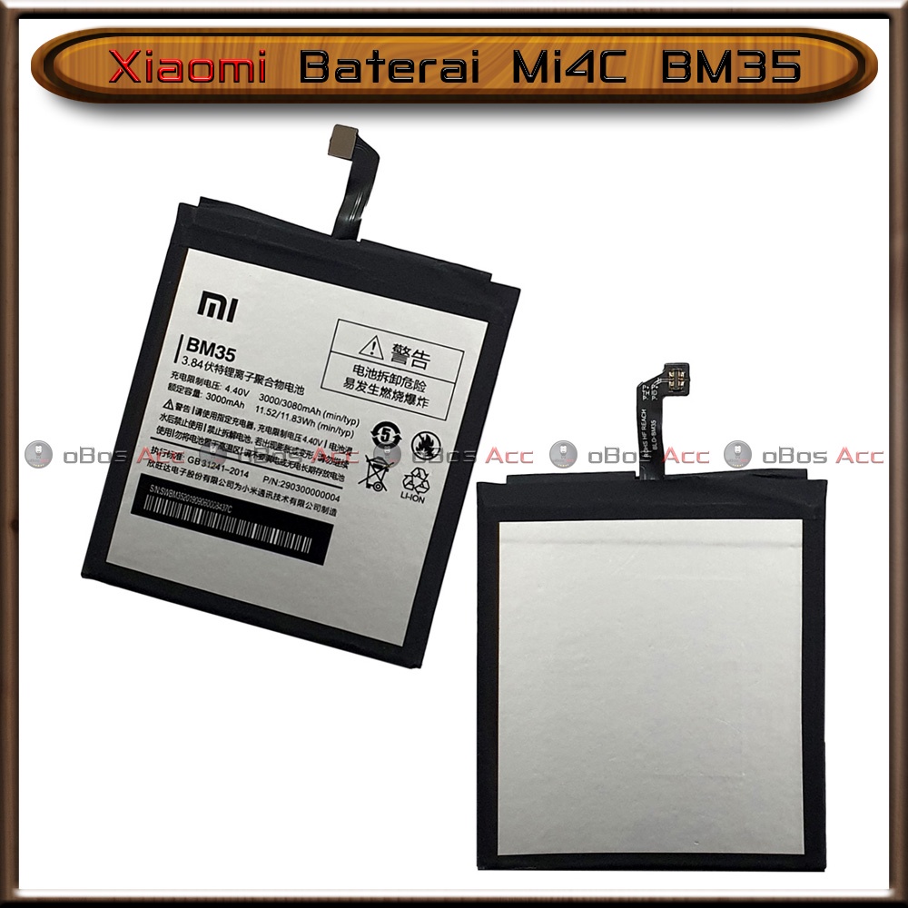 Jual Baterai Xiaomi Redmi Mi4c BM35 BM 35 Original Batre Batrai ...