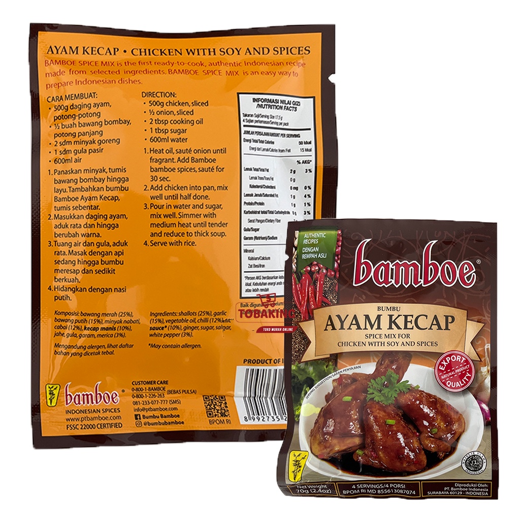 Jual Bamboe bumbu dapur all varian tahu campur empal soto daging madura ...