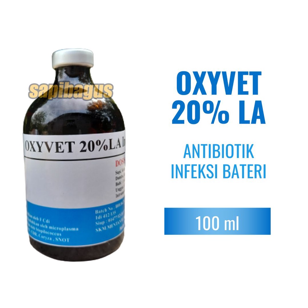 Jual Oxyvet 20% LA - Antibiotik Infeksi Bakteri - Sapibagus | Shopee ...
