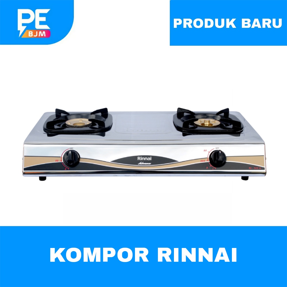 Jual KOMPOR GAS RINNAI 2 TUNGKU RI-522A GARANSI RESMI | Shopee Indonesia