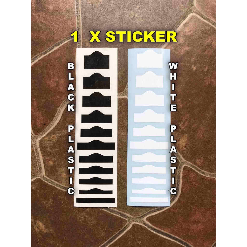 Jual Hump Block Sticker Inlay Model Gitar Gretsch Fretboard Blocks ...