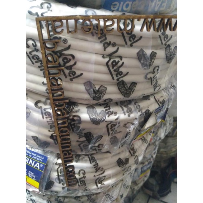 Jual Kabel NYM 2 x 1 1/2 eterna jual per 10 cable listrik pipa tembok ...