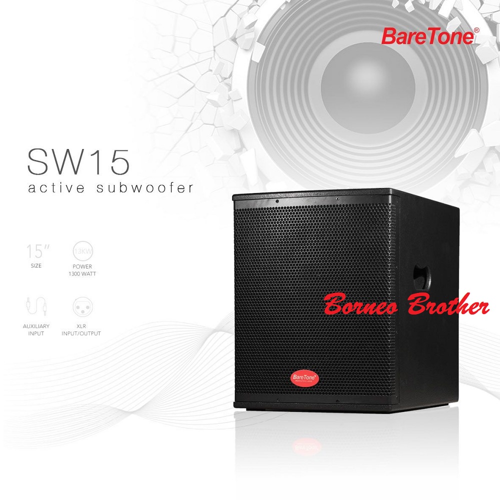 Jual Baretone SW15 SW 15 Original Subwoofer Aktif 15 Inch 1300 Watt 1 Unit | Shopee Indonesia