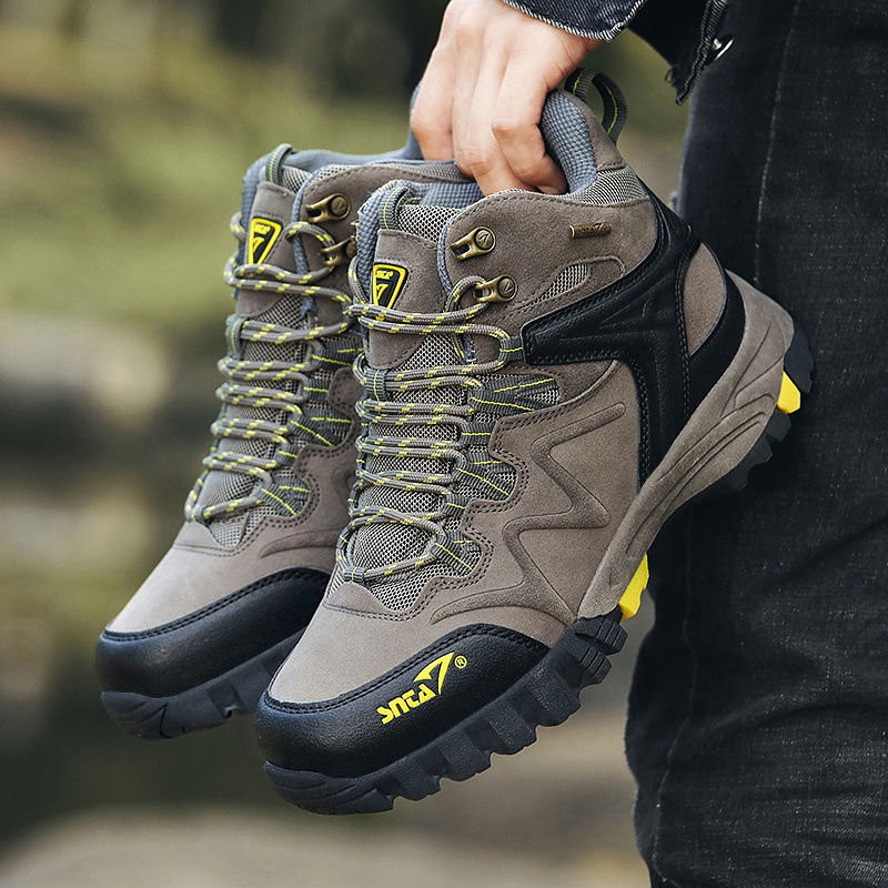 Jual Sepatu Gunung SNTA 496 Boot Hiking / Trekking / Outdoor - Grey ...