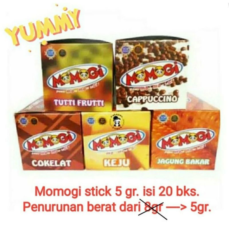 Jual momogi stick mini pack | isi 20 pcs | Shopee Indonesia