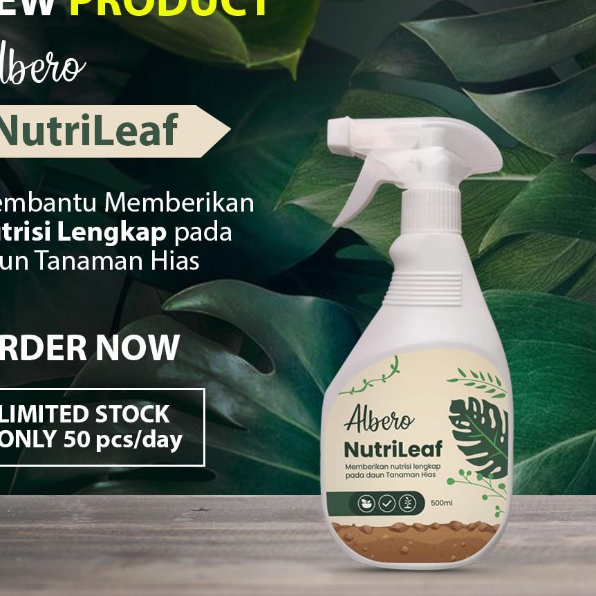 Jual Hot Albero Nutrileaf Pupuk daun nutrisi Plus | Shopee Indonesia
