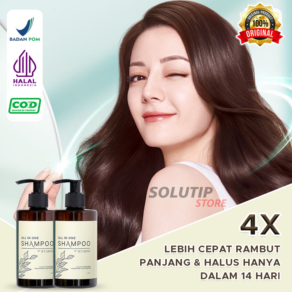 Jual Jevarine All In One Shampoo Shampo Rambut Rontok Original | Shopee Indonesia