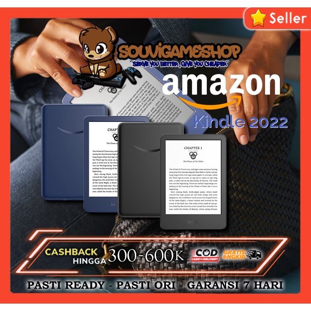 Jual AMAZON NEW KINDLE BASIC 2022 16GB 300PPI HIGH RESOLUTION DISPLAY ...