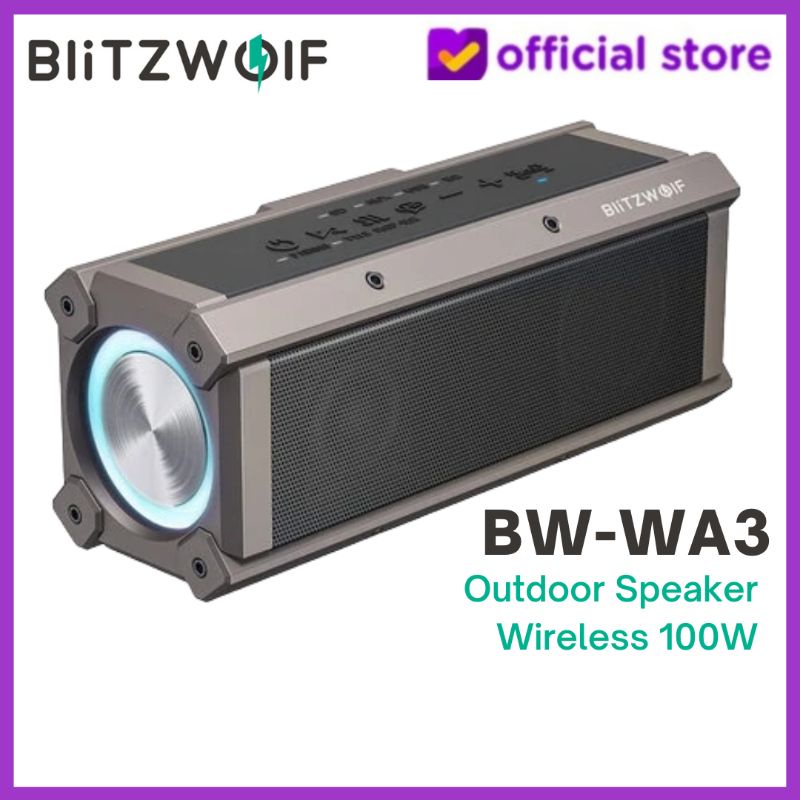 Jual BlitzWolf BW WA3 Outdoor Speaker 100W Bluetooth Wireless Deep Bass ...