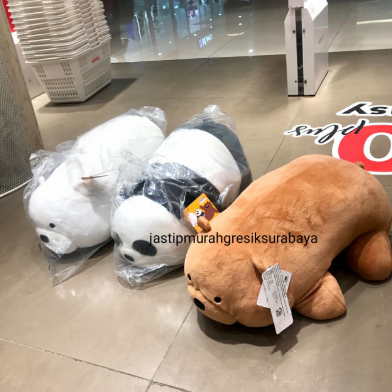 Jual BONEKA WE BARE BEARS MINISO BONEKA GRIZZ ICE BEAR PANPAN BONEKA ...