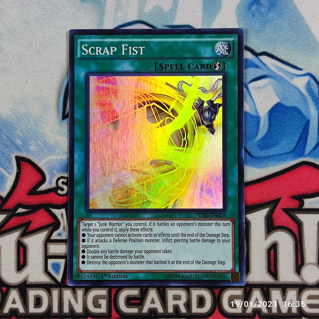 Jual yugioh scrap fist SDSE super rare 1st original | Shopee Indonesia