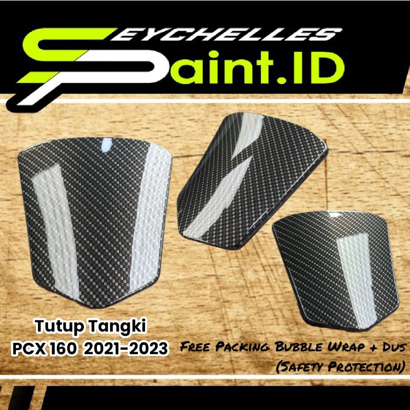 Jual Cover Carbon Lid Fuel Tank PCX 160 Motif Kevlar | Shopee Indonesia