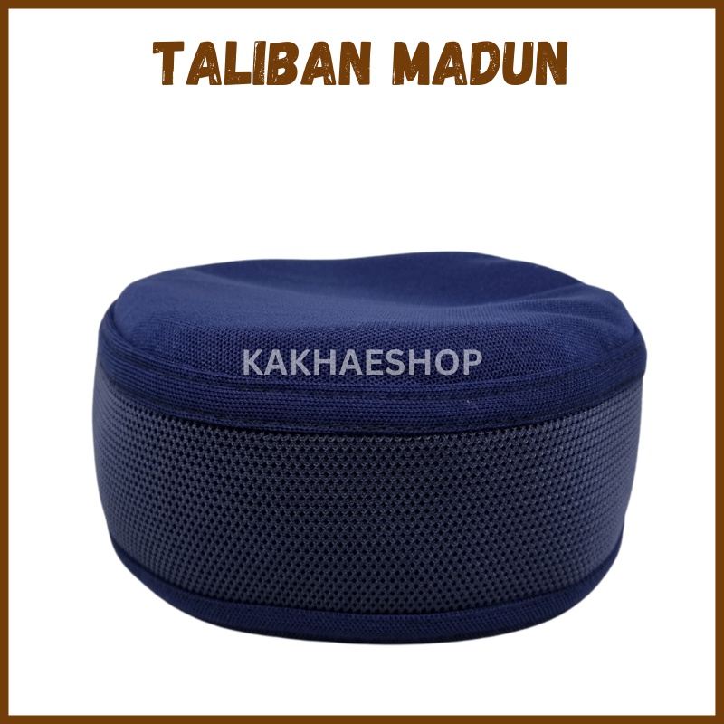 Jual Peci Taliban Madun Polos Kombinas Kopiah Songkok Bulat Putih Hitam ...