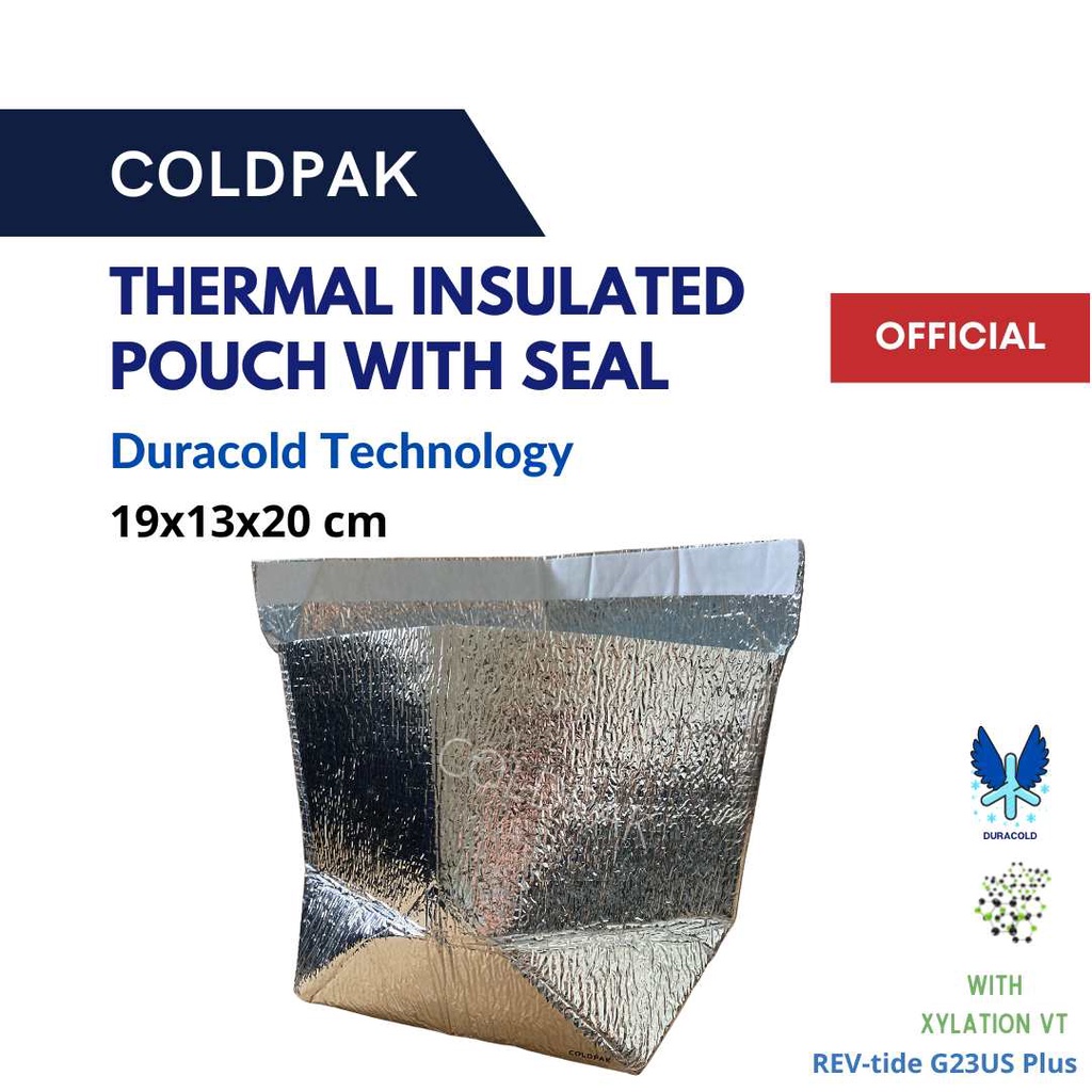 Jual COLDPAK Thermal Pouch Insulated Bag Dengan Seal Kantong Tahan ...