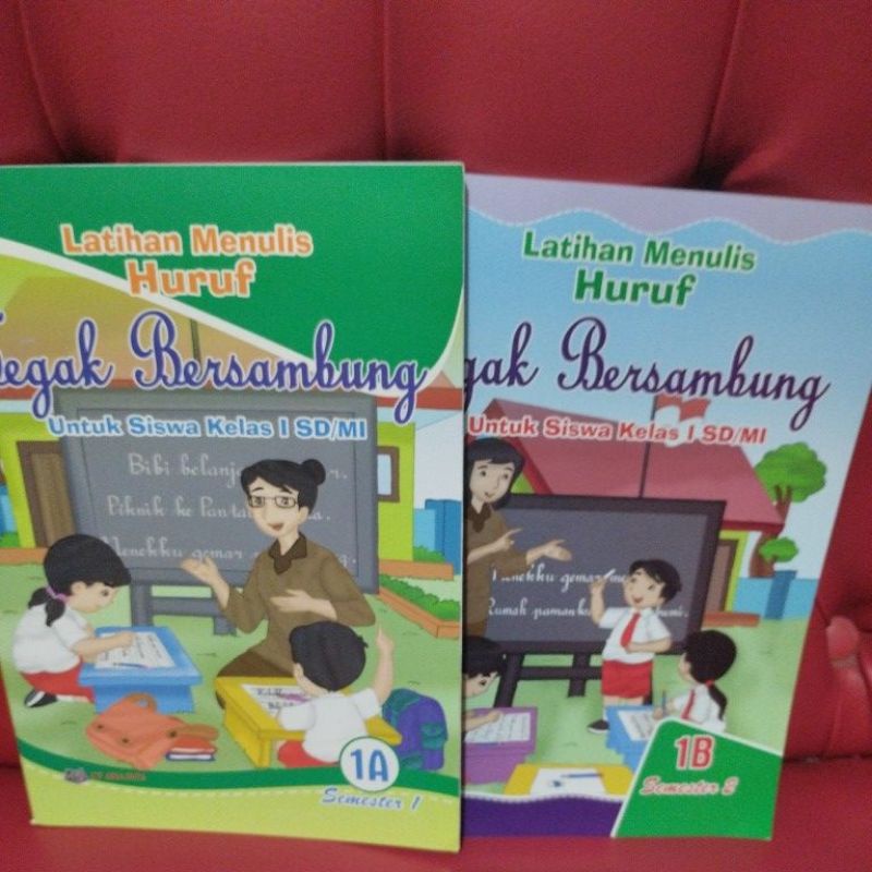 Jual pelajaran latihan menulis huruf tegak bersambung untuk SD kls 1a | Shopee Indonesia
