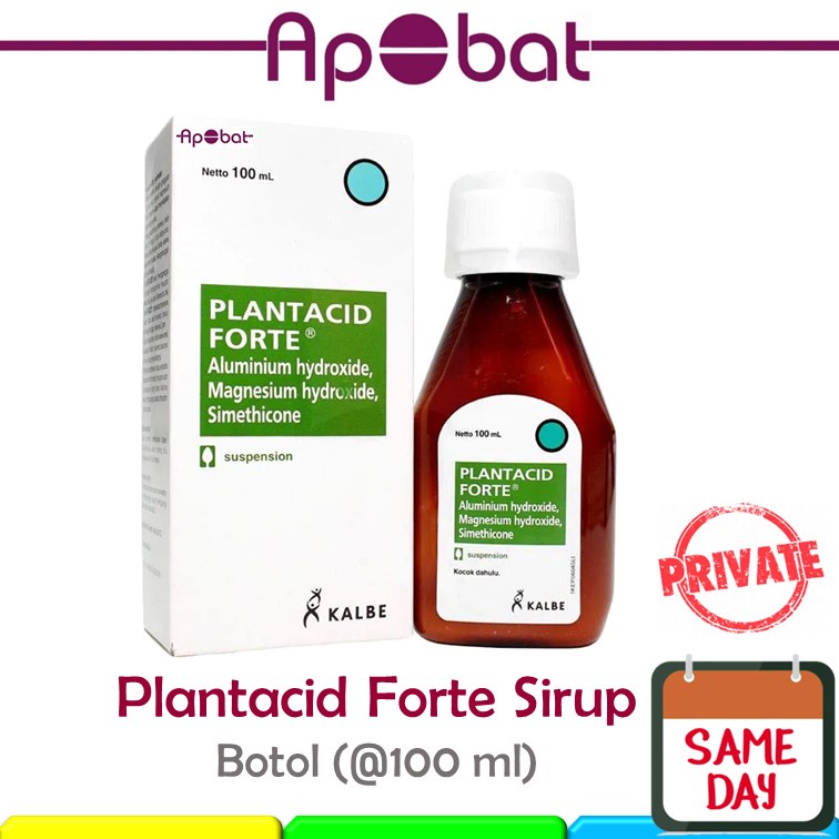 Jual - ApObat - Plantacid Forte SYRUP 100 ml Obat Lambung Maag Mag Magh ...