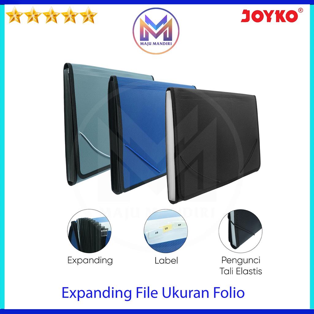 Jual Map Plastik Joyko Expanding File Folio / Organizer Folder Ukuran F4 / Dompet 13 Sekat Batas ...