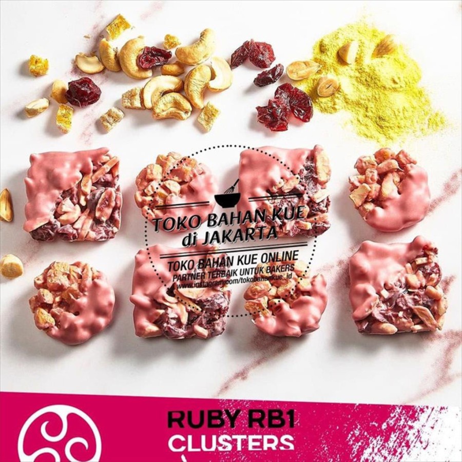 Jual Callebaut Ruby RB1 250gr Chocolate Coin Pink Couverture Cokelat ...
