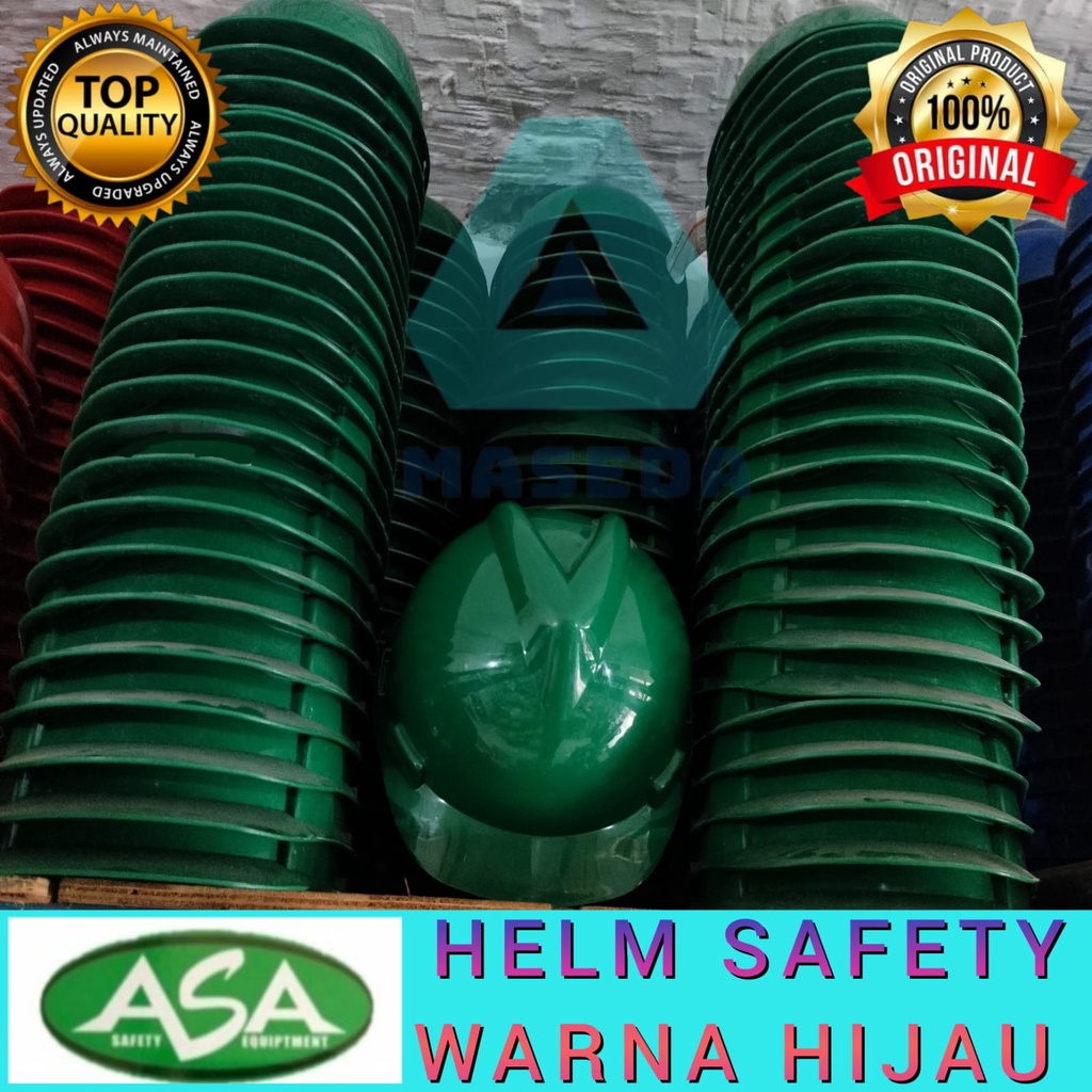 Jual Helm proyek hijau - Topi proyek - Topi kerja proyek - Safety ...