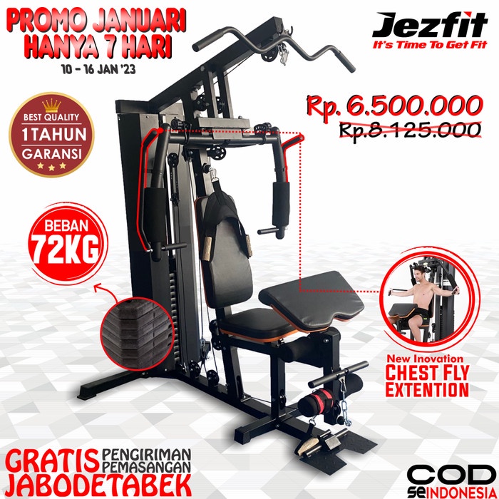 Jual Alat fitness Home gym 1 sisi Alat Gym Multifungsi | Shopee Indonesia