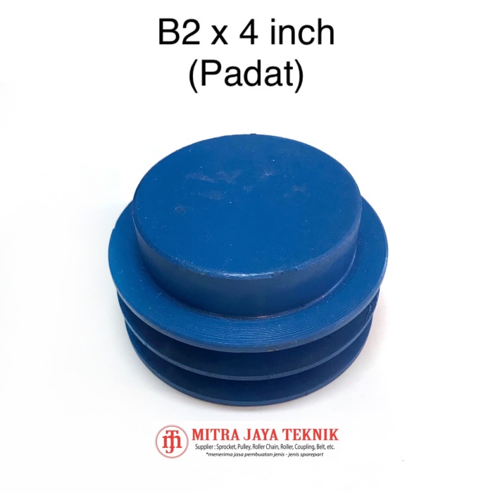 Jual PULI BESI PADAT B2 x 4 inch PULLY PULLEY POLLY POLI 2 JALUR | Shopee Indonesia