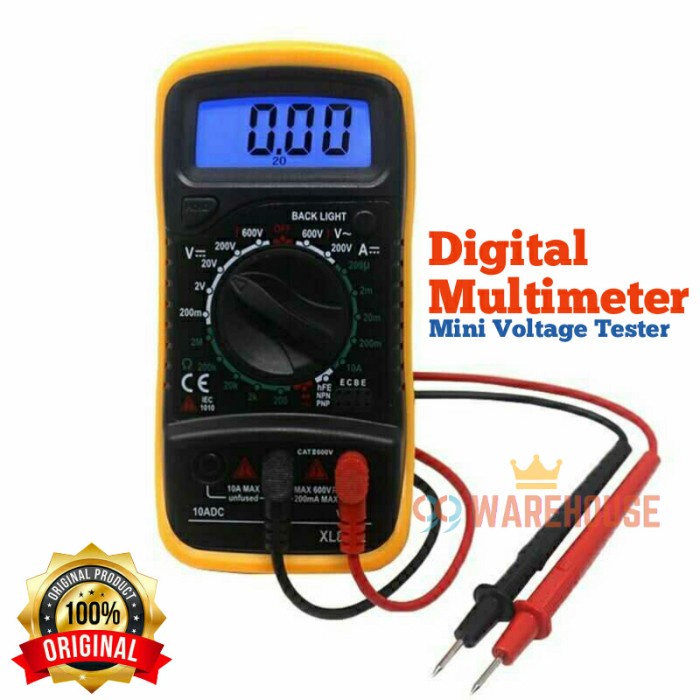 Jual ac mini Multimeter Digital Mini AC DC Voltage Tester Multitester ...