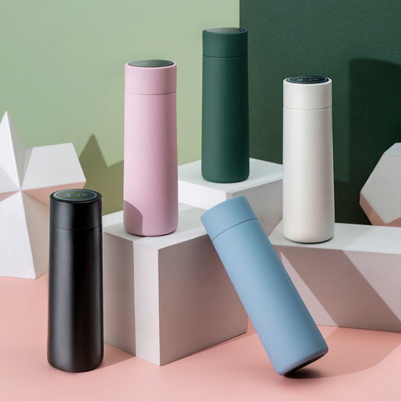 Jual Tumbler LED Stainless Steel Vacuum 500ml Display Suhu | Shopee ...