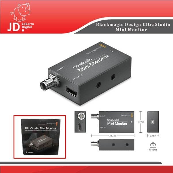Jual Kabel Blackmagic Design Ultrastudio Mini Monitor | Shopee Indonesia