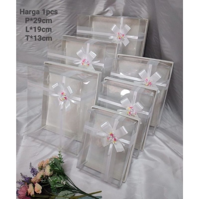 Jual 1PCS Kotak + Tutup || Box Hantaran Seserahan || Kado Pernikahan ...