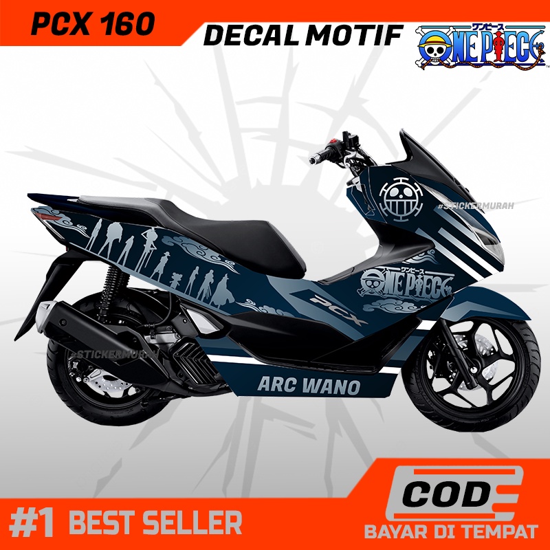 Jual Decal Sticker Printing Body Motor PCX 160 Motif Keren One Piece ...