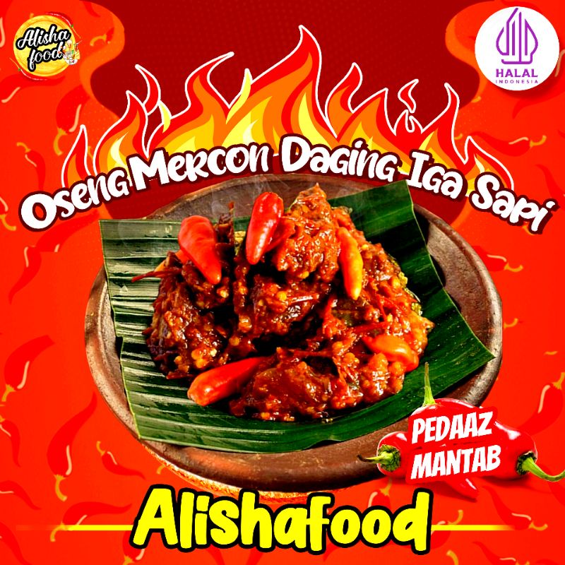 Jual SAMBAL/OSENG MERCON DAGING IGA SAPI (50gr) | Shopee Indonesia
