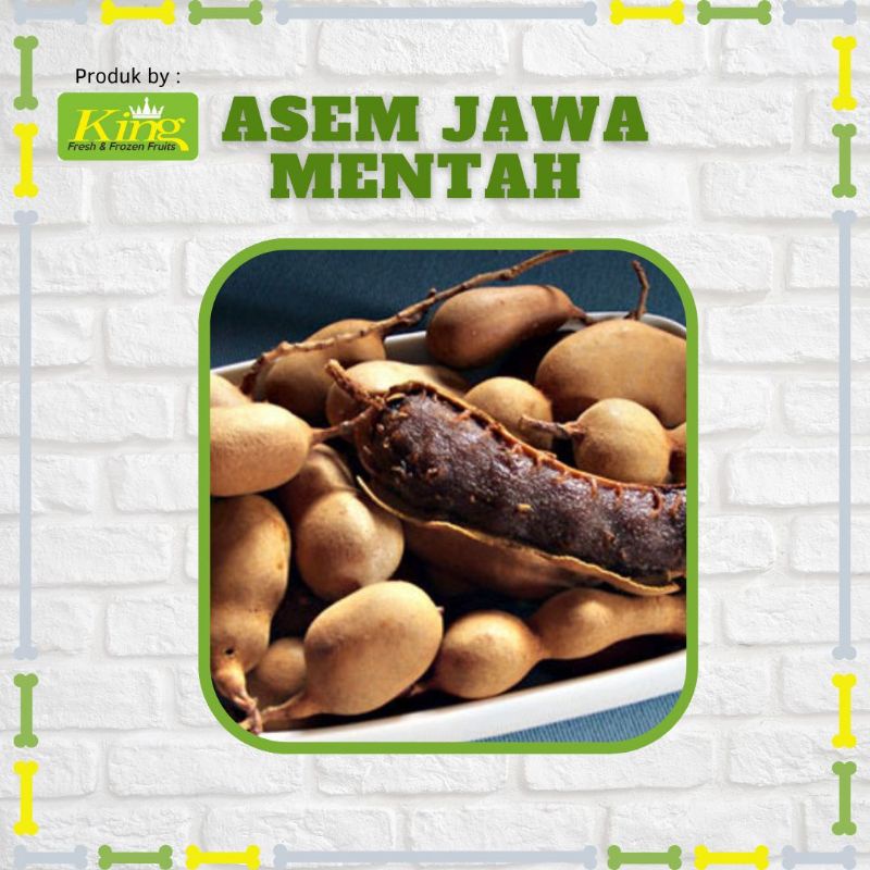 Jual Asem jawa utuh 250gr, buah asem jawa segar, asem jawa utuh ...