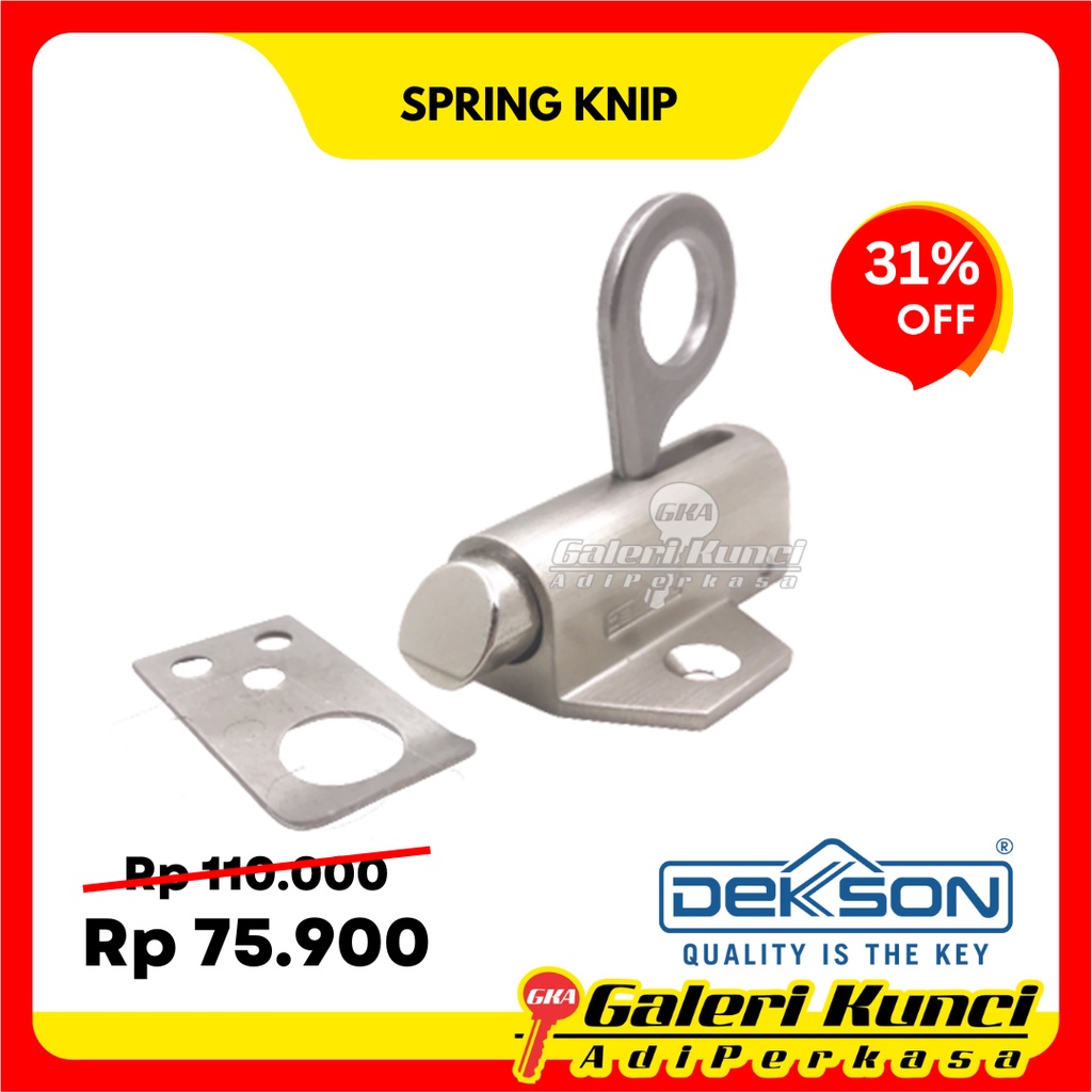 Jual Spring Knip Dekson Dekkson SN Spring Knife Pengunci Grendel ...