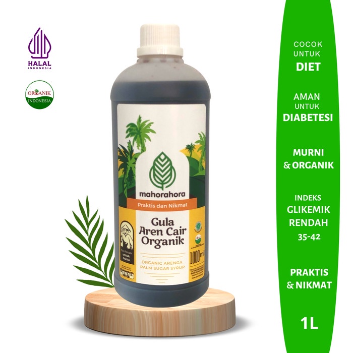 Jual Gula Aren Cair Murni dan Organik Mahorahora 1000ml / 1 Liter ...