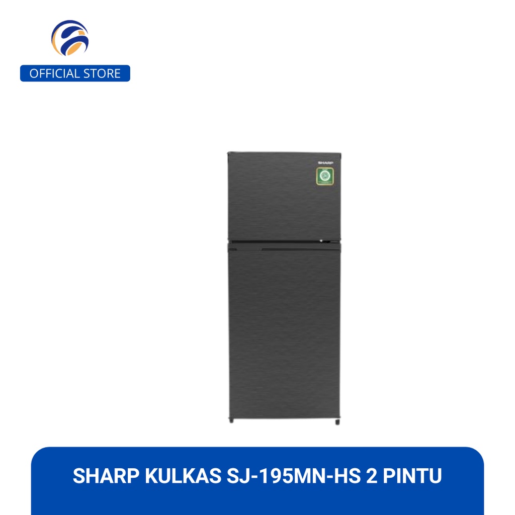 Jual Sharp SJ-195MN-HS Kulkas 2 Pintu Kapasitas 152 Liter | Shopee Indonesia