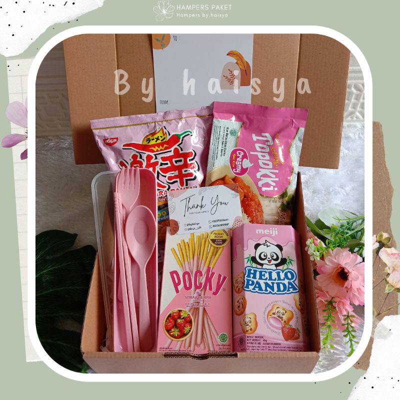 Jual HAMPERS SNACK GIFTBOX SNACK KADO ULANG TAHUN CEWEK KADO VALENTINE ...