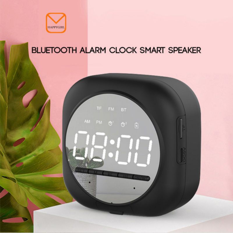 Jual Speaker Jam Bluetooth Mini Versi 5.0 + Alarm dan Radio Q-12 ...