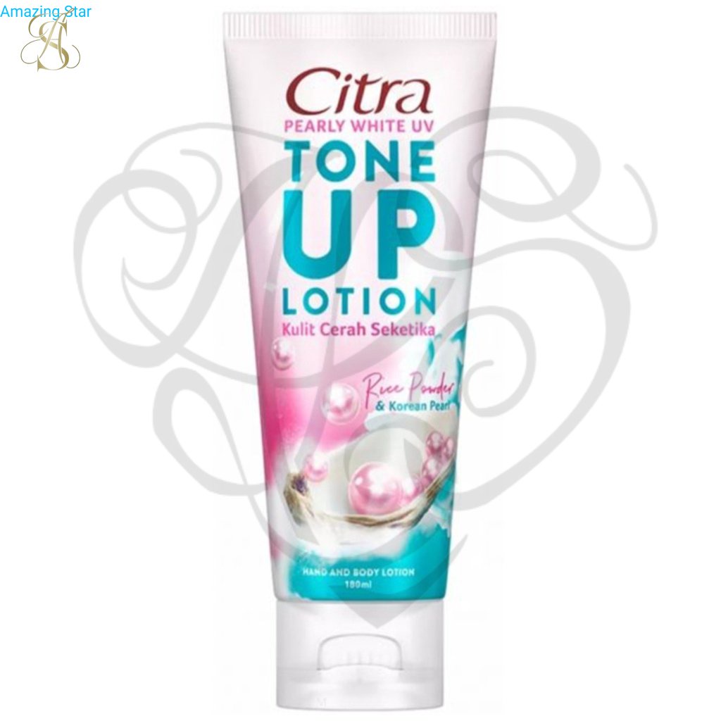 Jual Citra Pearly White UV Tone Up Hand Body Lotion 180ml | Shopee Indonesia