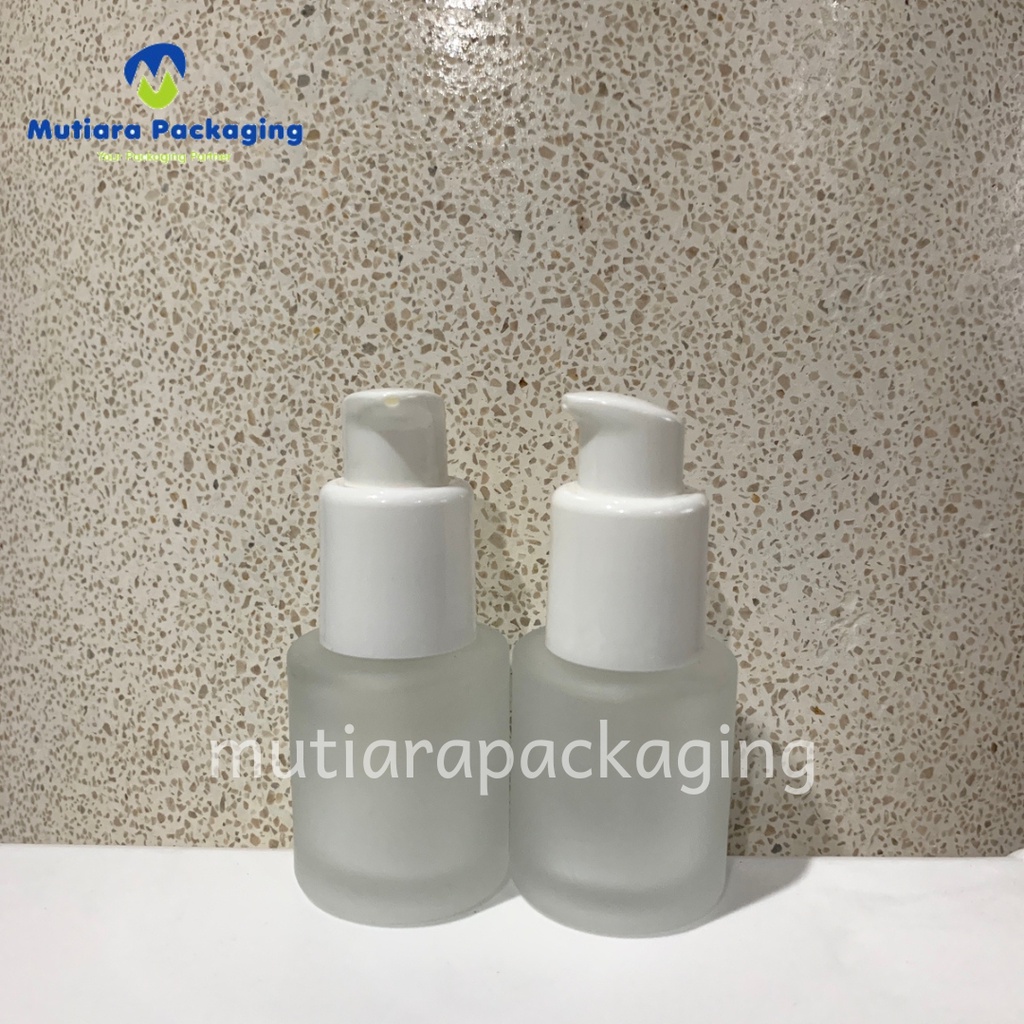 Jual Botol Pump Kaca 20ml Frosted Twistlock - Botol Pump Kaca 20ml ...