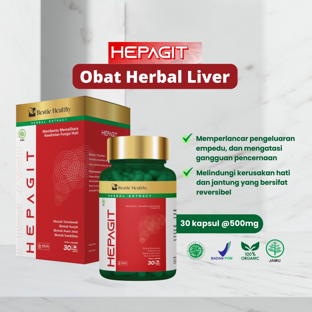 Jual Hepagit Obat Herbal Menjaga Kesehatan Fungsi Hati Liver Ekstak ...