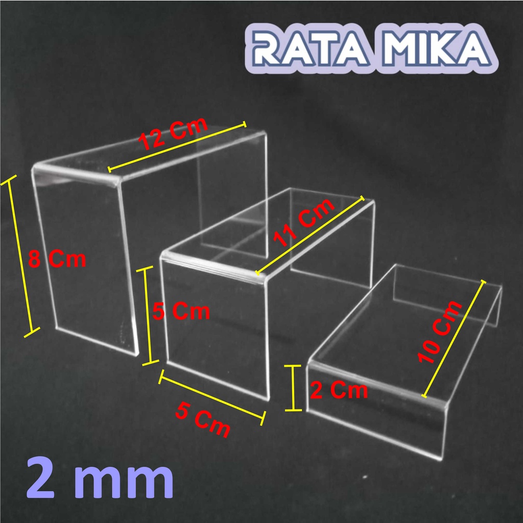 Jual Stands \ Risers \ Dudukan Acrylic Display ( 1 set ) | Shopee Indonesia