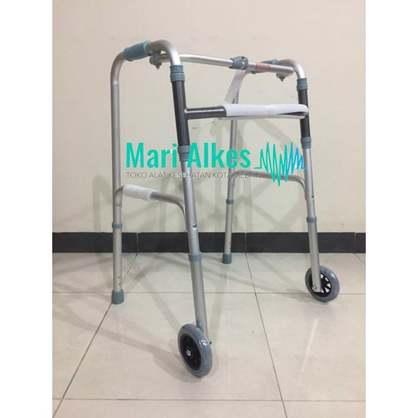 Jual Walker Beroda Tongkat Alat Bantu Jalan Merk Avico | Shopee Indonesia
